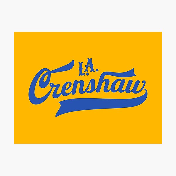 "Los Angeles Crenshaw - LA Crenshaw - LA Crenshaw logo" Photographic ...