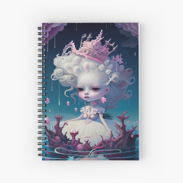 "Princess Gothica a Young girl painted in Surrealism style, Cute Gothic ...
