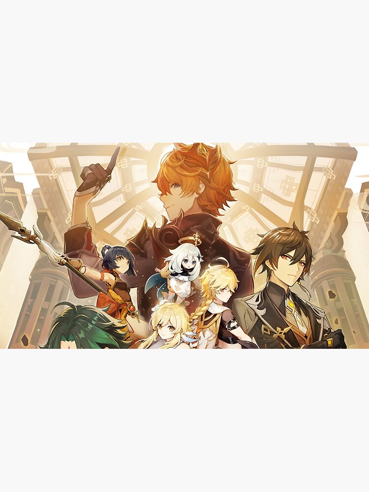 "HoYoverse, Genshin Impact, Paimon, Lumine, Aether, Xiangling, Xiao ...