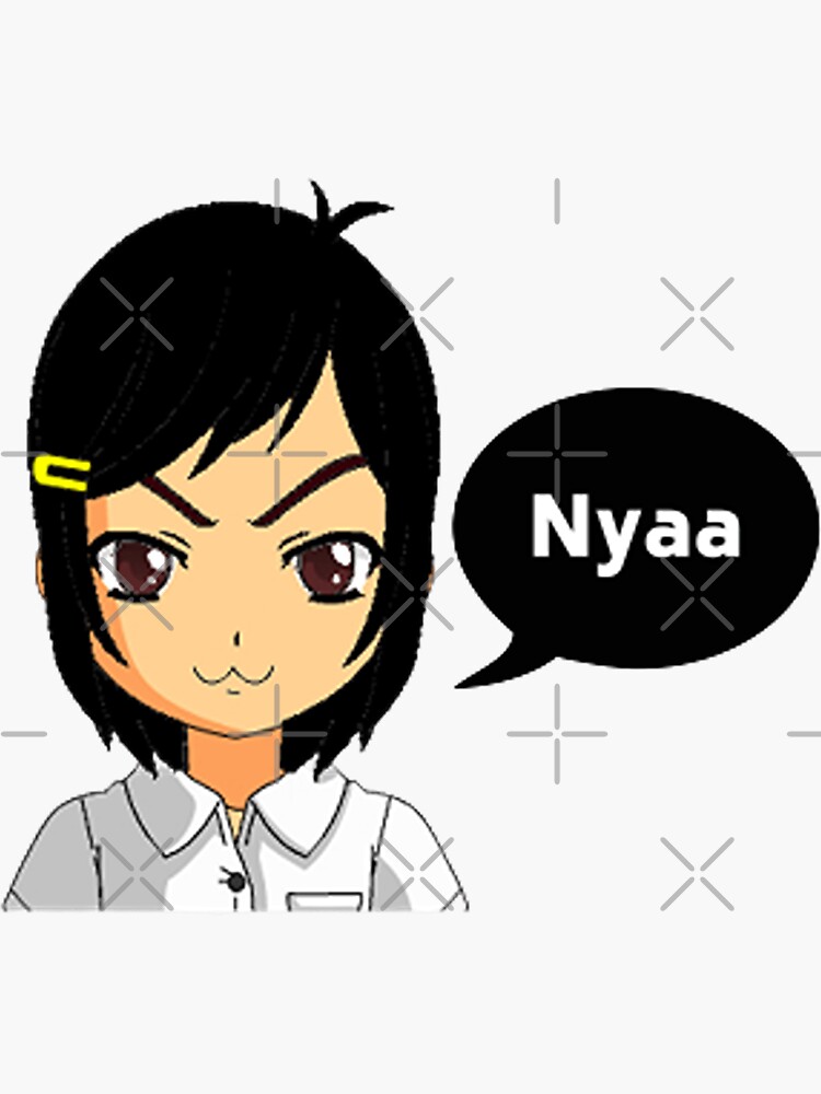 "Nagatoro - Nagatoro san saying nyaa with a meowy or cat face t-shirt ...