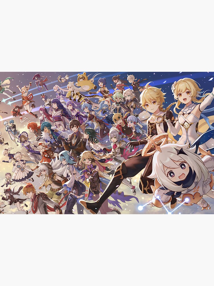 "Genshin Impact, Mona Megistus, Diona Kätzlein, Xinyan, Keqing, Ganyu ...