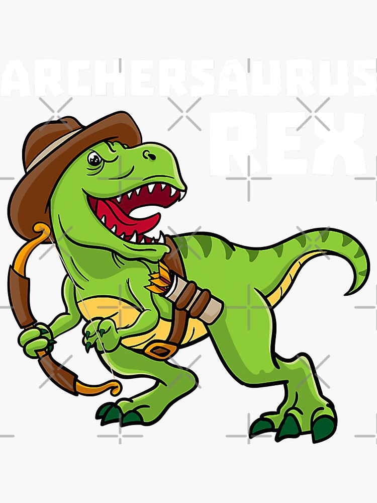 "Archersaurus Rex Archery Dinosaur Bowmen Bow Toxophilite Arrow Dino ...