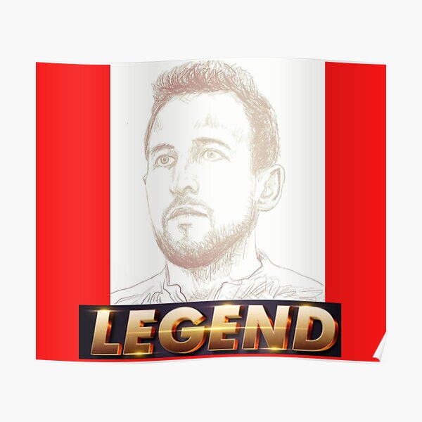 "Harry Kane Drawing - Harry Kane Essential T-Shirt " Poster for Sale by ...