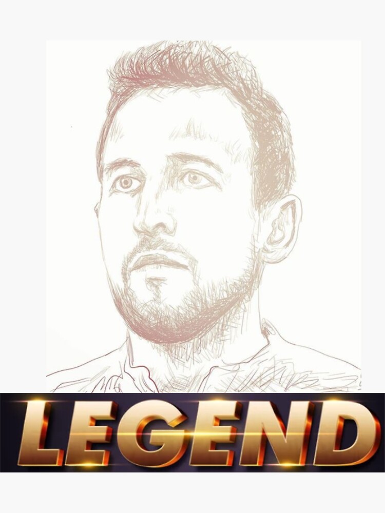 "Harry Kane Drawing - Harry Kane Essential T-Shirt " Sticker for Sale ...