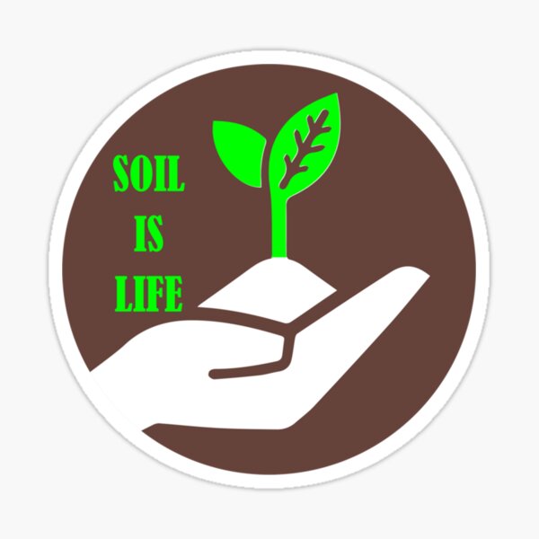 "Soil Conservation " Sticker for Sale by StonesCraftSt | Redbubble