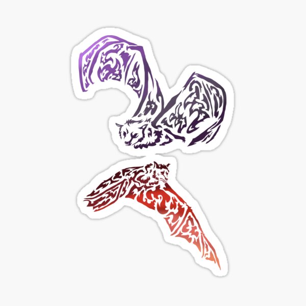 "bats" Sticker for Sale by Moreal- | Redbubble