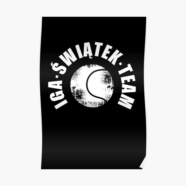"Iga Swiatek Team Tennis Player" Poster for Sale by DanDesignn | Redbubble