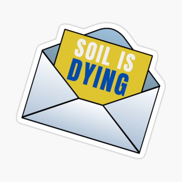 "Save Soil Logo Active " Sticker for Sale by StonesCraftSt | Redbubble