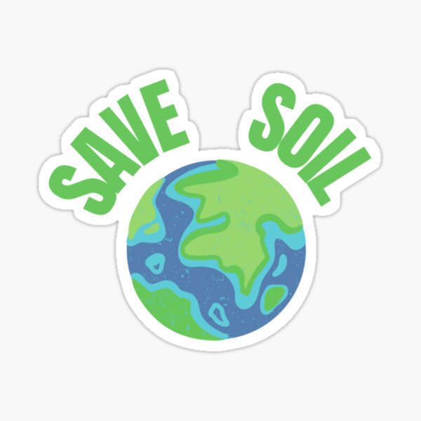 "Save Soil Logo " Sticker for Sale by StonesCraftSt | Redbubble