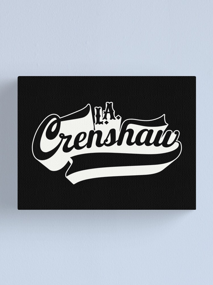 "Los Angeles Crenshaw - LA Crenshaw - LA Crenshaw logo" Canvas Print ...