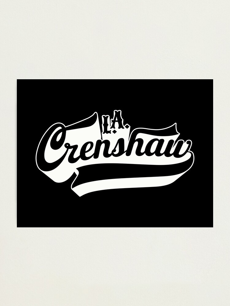 "Los Angeles Crenshaw - LA Crenshaw - LA Crenshaw logo" Photographic ...