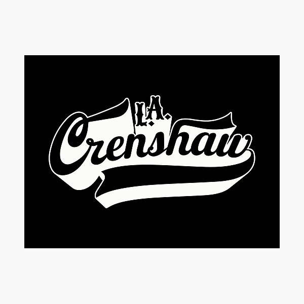 "Los Angeles Crenshaw - LA Crenshaw - LA Crenshaw logo" Photographic ...