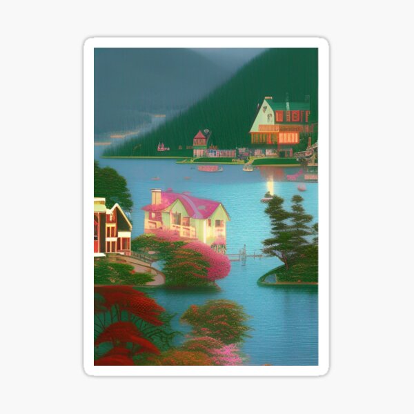 "Lake George New York" Sticker for Sale by TowTees | Redbubble