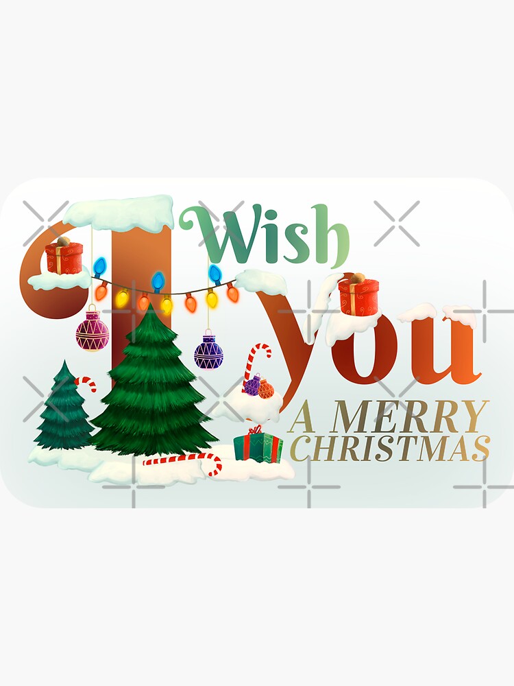 "I wish you a merry Christmas. I wish you a Merry Christmas. English ...