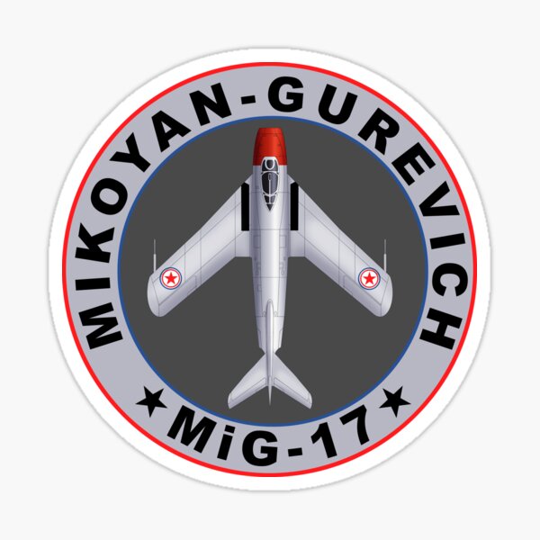 "The MiG-17" Sticker for Sale by rogue-design | Redbubble
