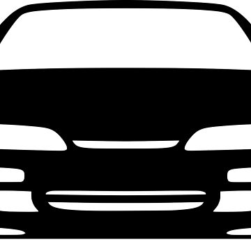 "Nissan Silvia S14 Zenki 180SX 200SX 240SX black sticker" Sticker for ...