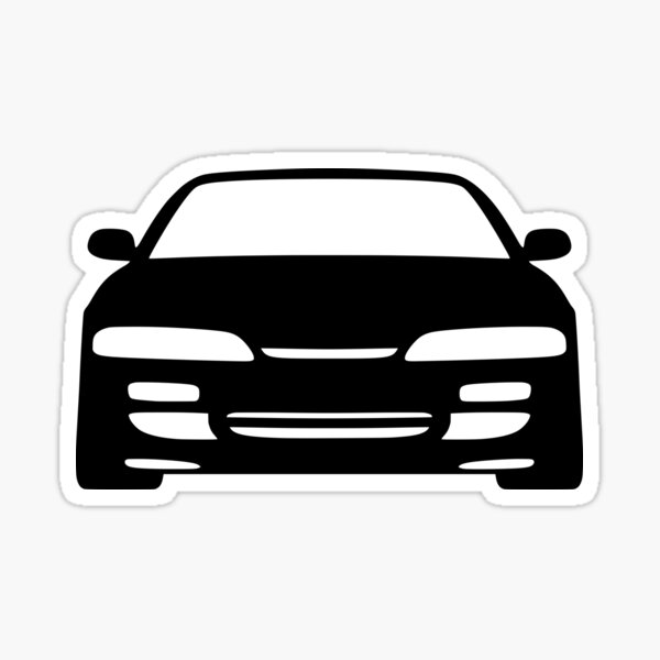 "Nissan Silvia S14 Zenki 180SX 200SX 240SX black sticker" Sticker for ...
