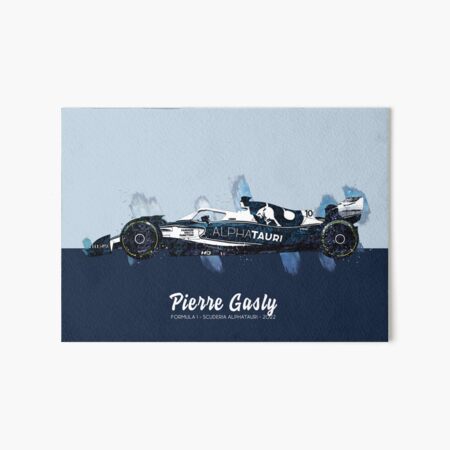 "Pierre Gasly F1 2022 AlphaTauri Car Art" Art Board Print for Sale by ...