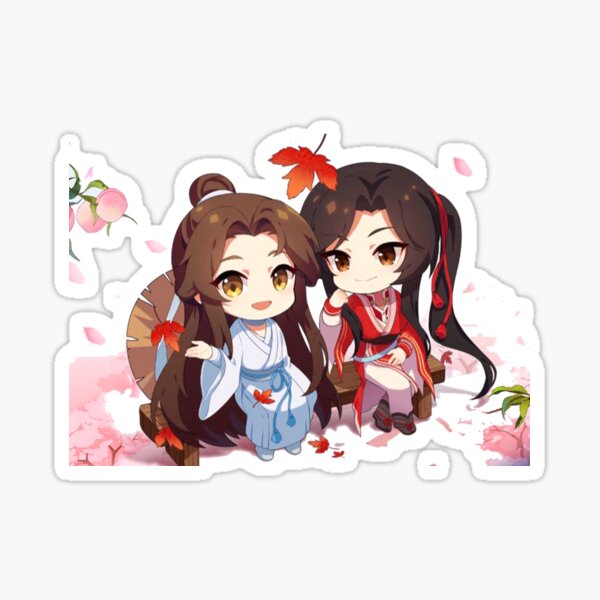 "Best Moment Love Chibi Hua lian" Sticker for Sale by DenisJ1993 ...