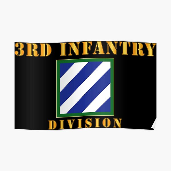 "Army - 3rd Infantry Division - Hat" Poster for Sale by twix123844 ...
