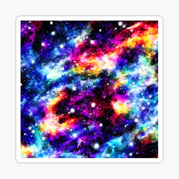"Cosmic Art" Sticker for Sale by Planetporridge | Redbubble