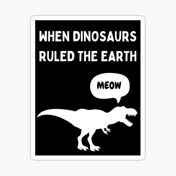 "Funny Dinosaur " Sticker for Sale by TsunamiBlue | Redbubble