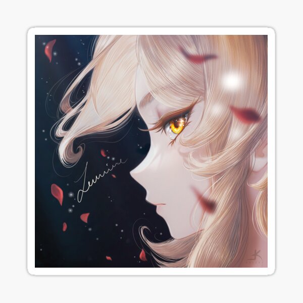 "Lumine-Genshin Impact" Sticker for Sale by Katzui | Redbubble