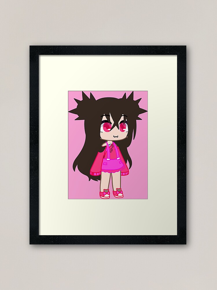 "Chibi Girl Pink Cheerful Gacha club - Girl happy pink Gacha Life ...