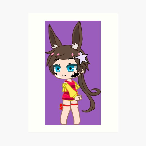 "Chibi Girl Gacha Club Cheerful Rabbit - Happy Girl Sweet Star - Chibi ...