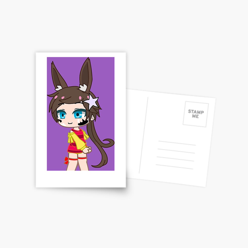 "Chibi Girl Gacha Club Cheerful Rabbit - Happy Girl Sweet Star - Chibi ...