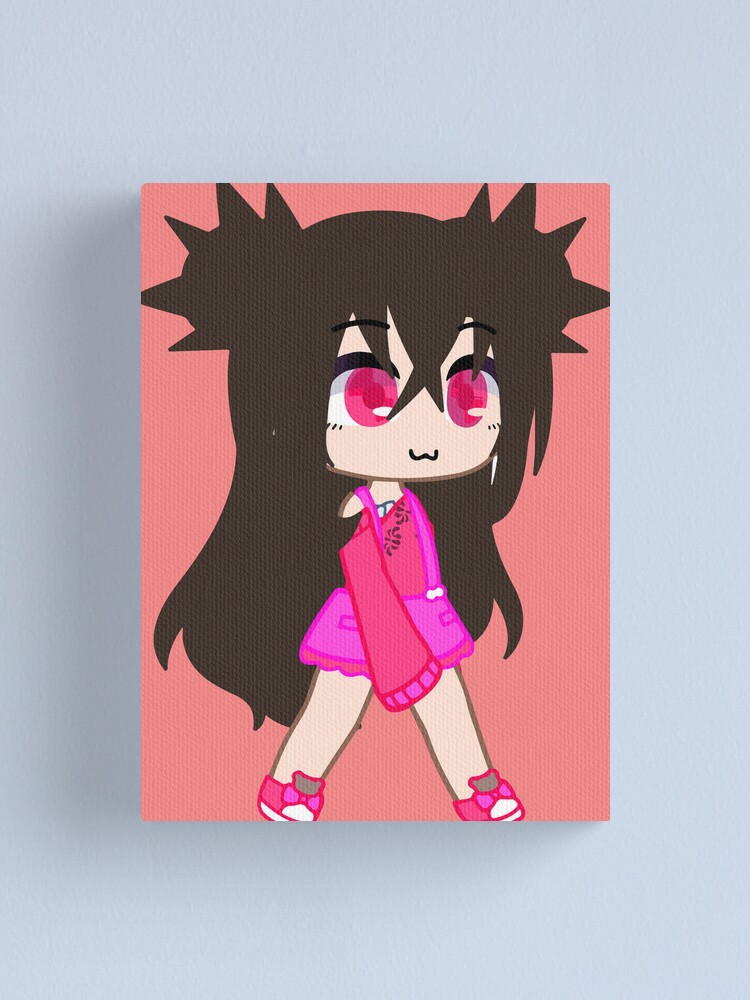 "Chibi Girl Pink Cheerful Gacha club - Girl happy pink Gacha Life ...
