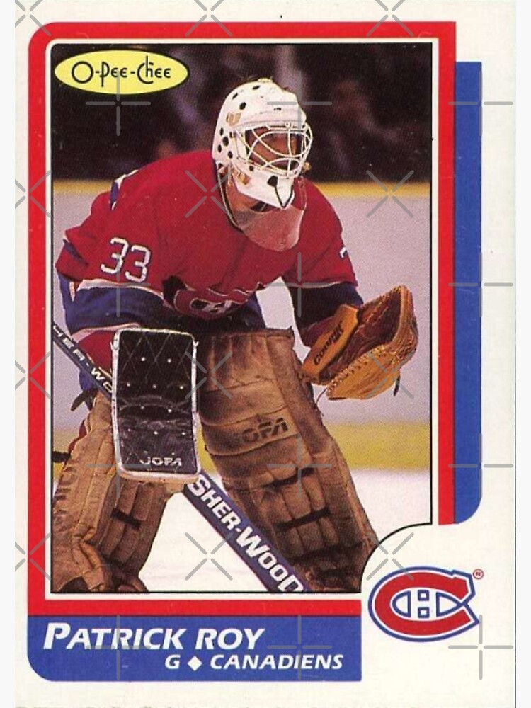 "Patrick Roy Rookie Card" Sticker for Sale by Saint-Designs77 | Redbubble