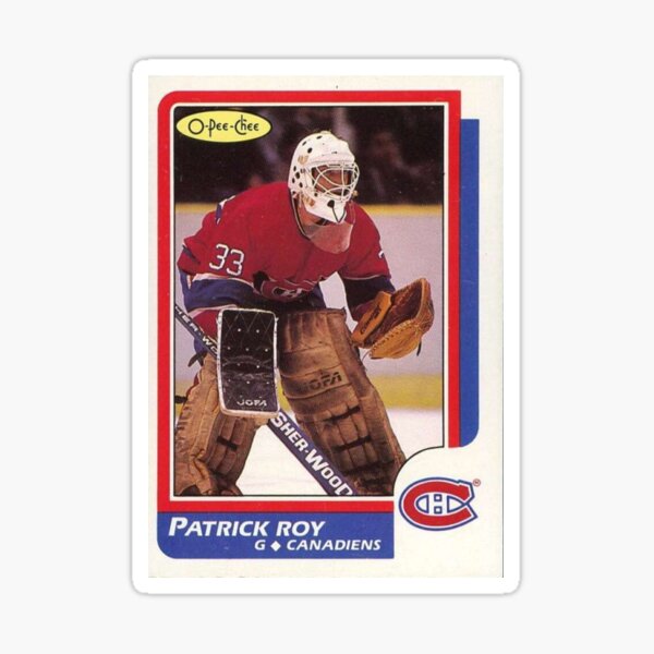"Patrick Roy Rookie Card" Sticker for Sale by Saint-Designs77 | Redbubble