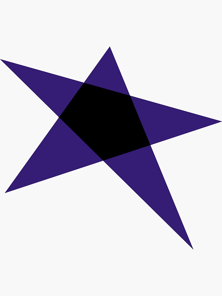 "Inverse Star" Sticker for Sale by B3STACCESSOR1ES | Redbubble