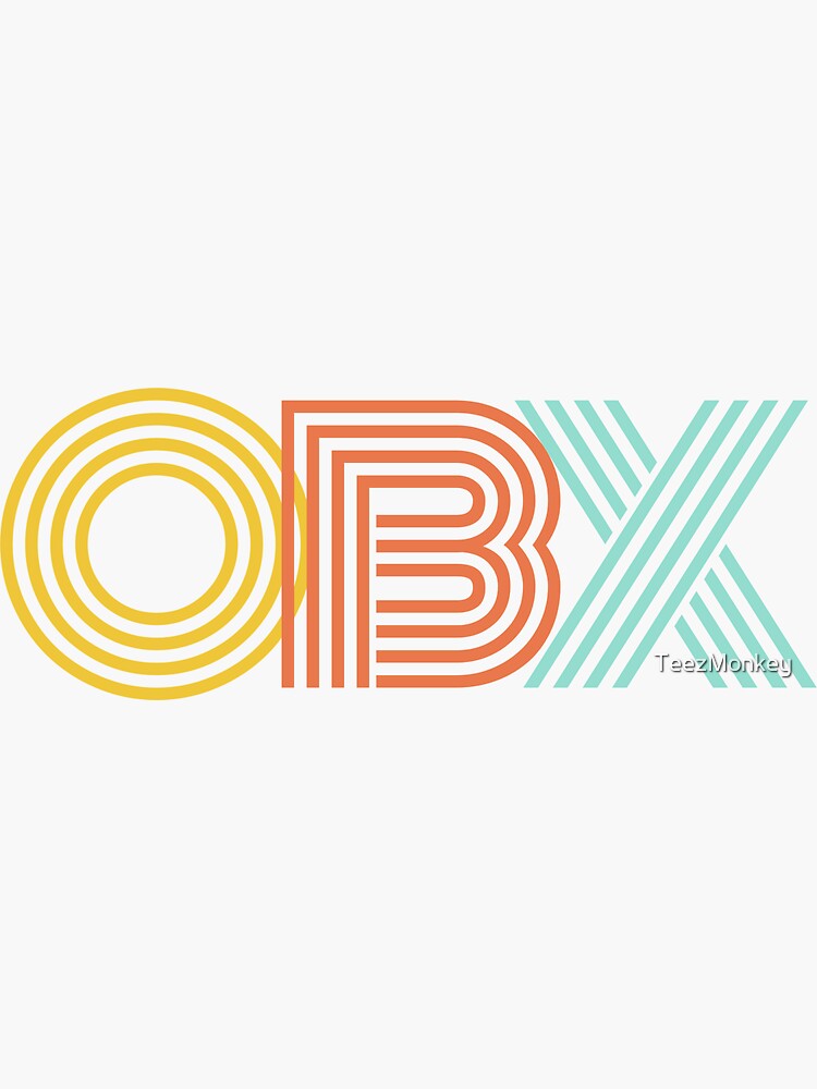 "Outer Banks North Carolina OBX" Sticker for Sale by TeezMonkey | Redbubble