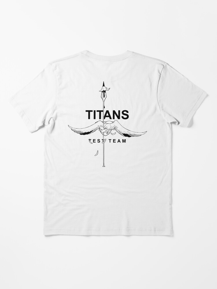 "Titans Test Team (Line Art)" T-shirt for Sale by vacuousstare ...