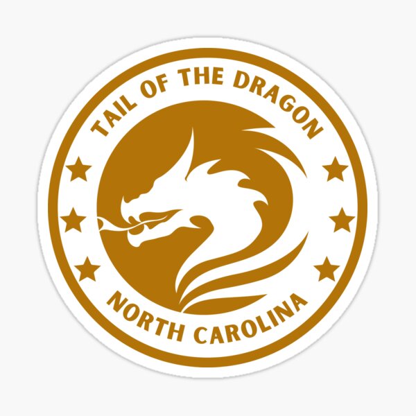 "Tail Of The Dragon ..,3" Sticker for Sale by Dalway | Redbubble