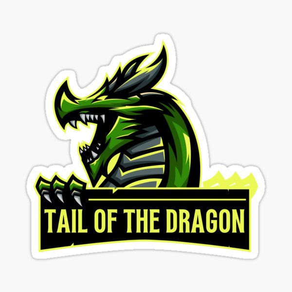 "Tail Of The Dragon ..,6" Sticker for Sale by Dalway | Redbubble