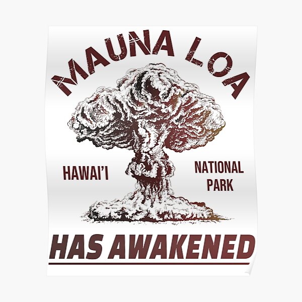 "Mauna Loa Hawaii Volcano Tourist Hawaii Souvenir Big Island Mauna Loa ...