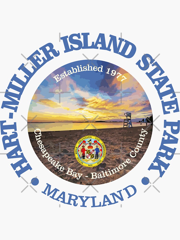 "Hart-Miller Island State Park (SP)" Sticker for Sale by curranmorgan ...
