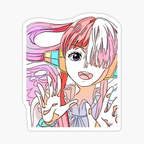 "One Piece Uta" Sticker for Sale by HD90 | Redbubble
