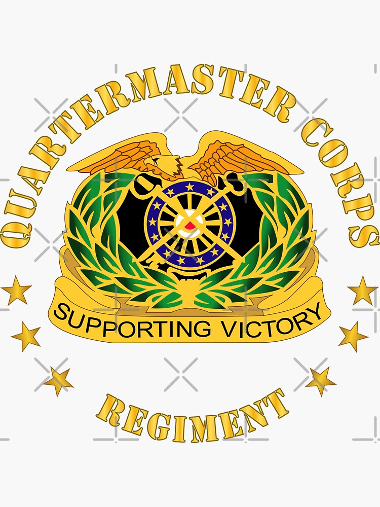 "Army - Quartermaster Corps Regiment" Sticker for Sale by twix123844 ...