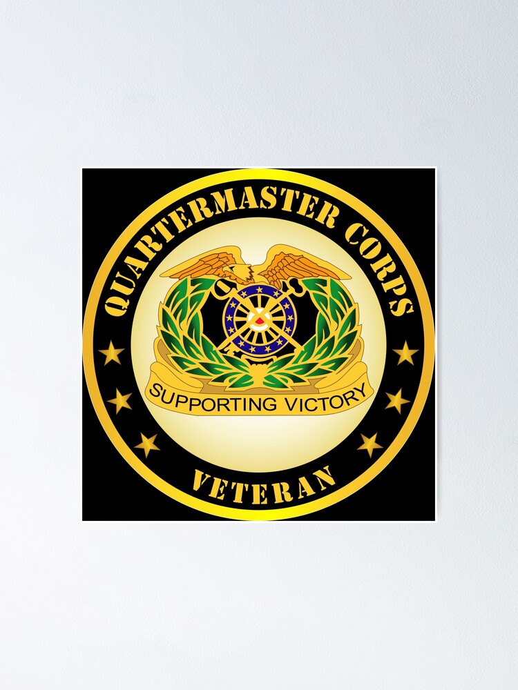 "Army - Quartermaster Corps Veteran" Poster for Sale by twix123844 ...
