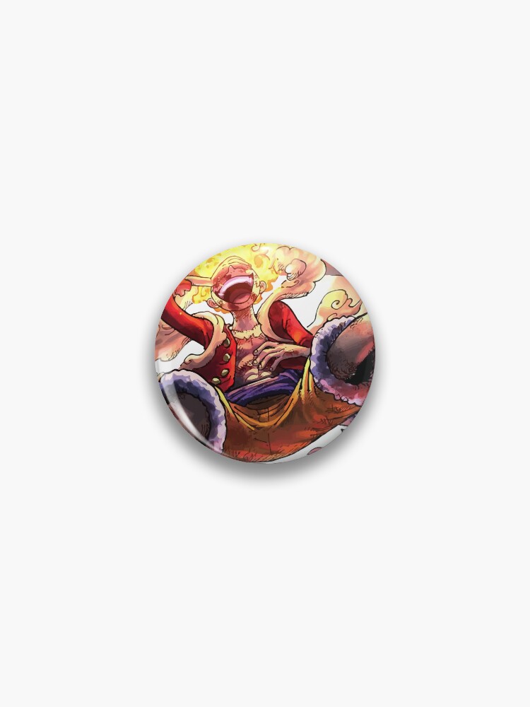 "Gear 5 colored manga panel" Pin for Sale by YourDemonSlayer | Redbubble