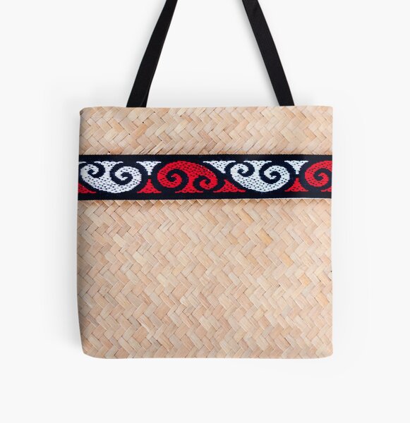 "NZ Maori Traditional Kete And Design" Tote Bag for Sale by ...