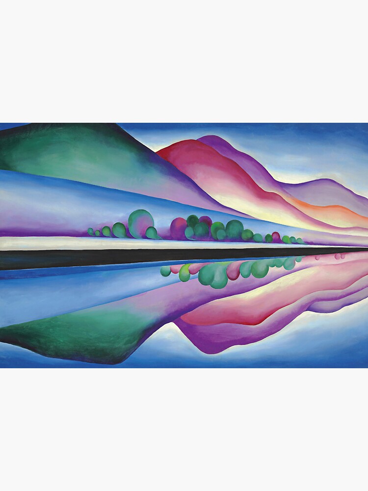"Georgia O'Keeffe Lake George Reflection Art Print 1922 American ...