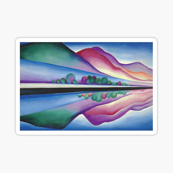 "Georgia O'Keeffe Lake George Reflection Art Print 1922 American ...
