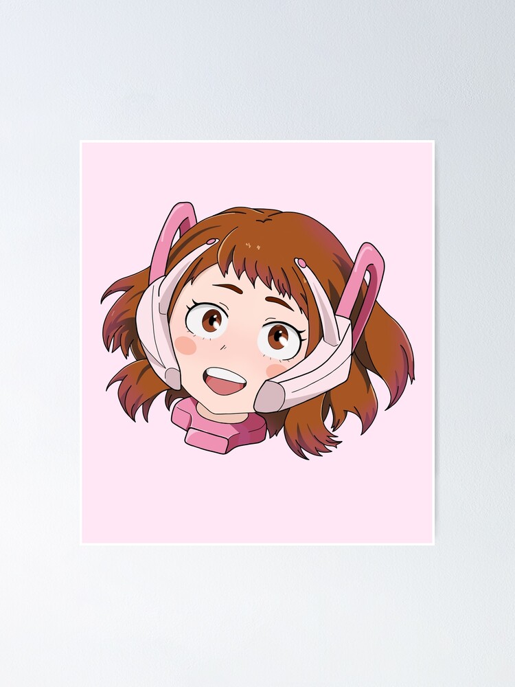 "cute ochako" Poster for Sale by cup-of-jojo | Redbubble