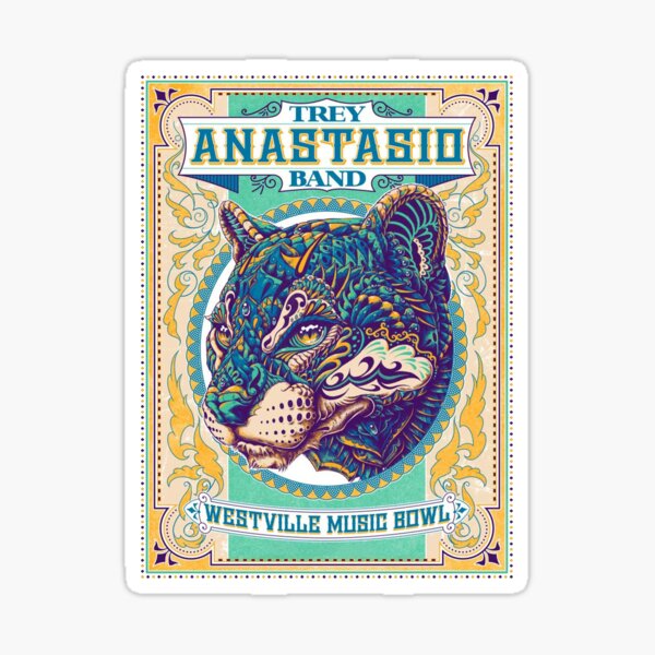 "Trey Anastasio American guitarist Ernest Joseph " Sticker for Sale by ...