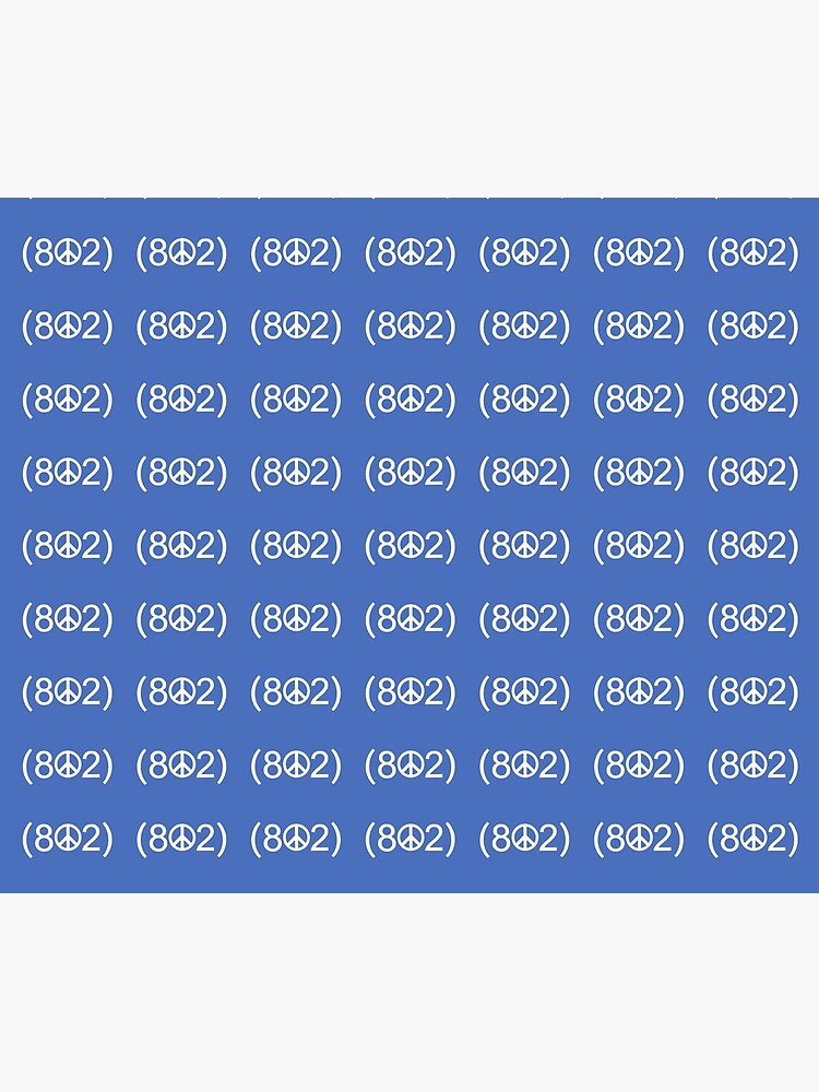 "802 Vermont Peace Area Code " Tapestry by alittlebluesky | Redbubble